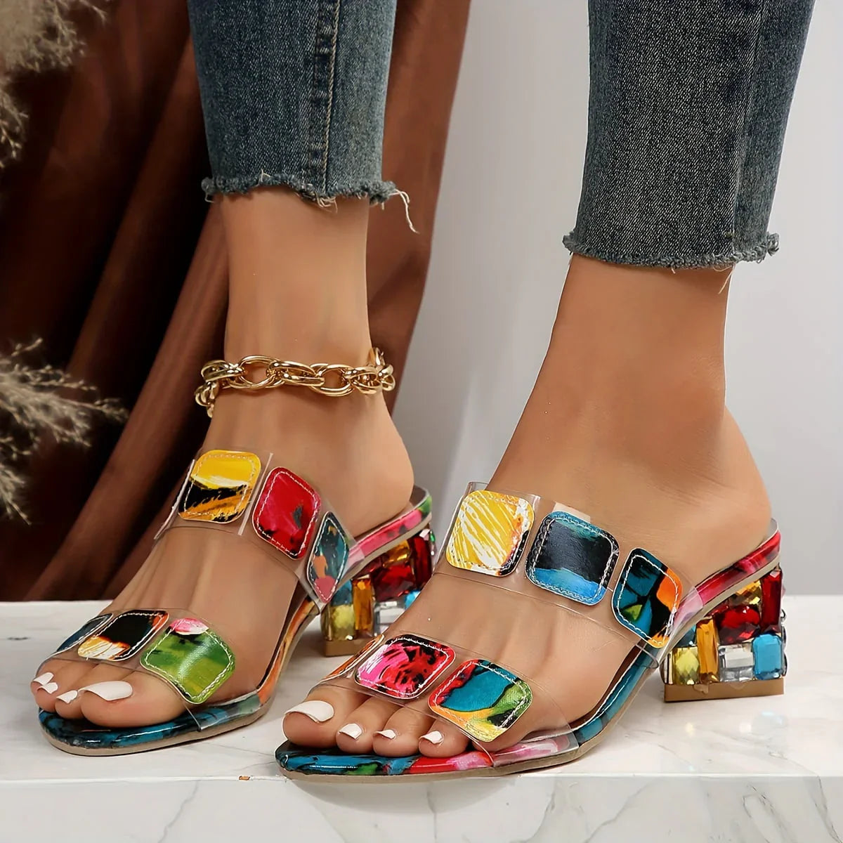 Colourful Modern Sandals for Women